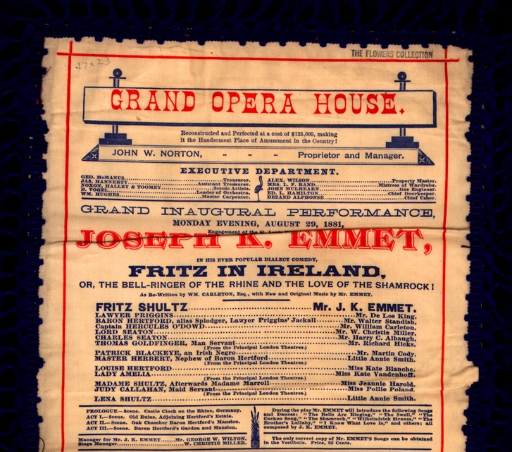 Grand Opera House [Emergence of Advertising in America: 1850-1920]