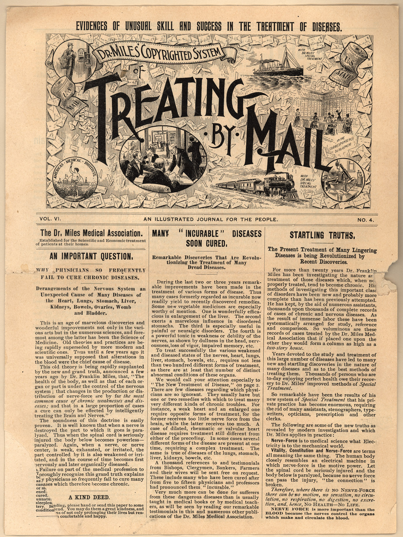 Treating by Mail [Emergence of Advertising in America: 1850-1920]