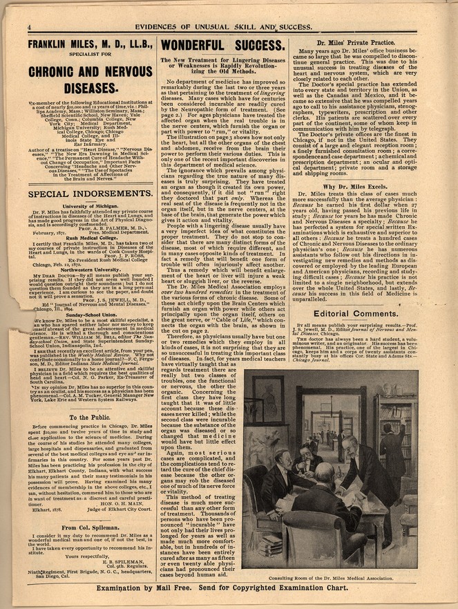 Treating by Mail [Emergence of Advertising in America: 1850-1920]