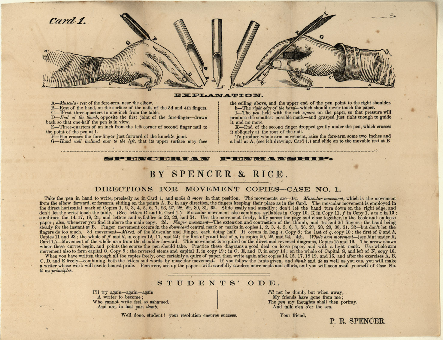 Card 1 [Emergence of Advertising in America: 1850-1920]