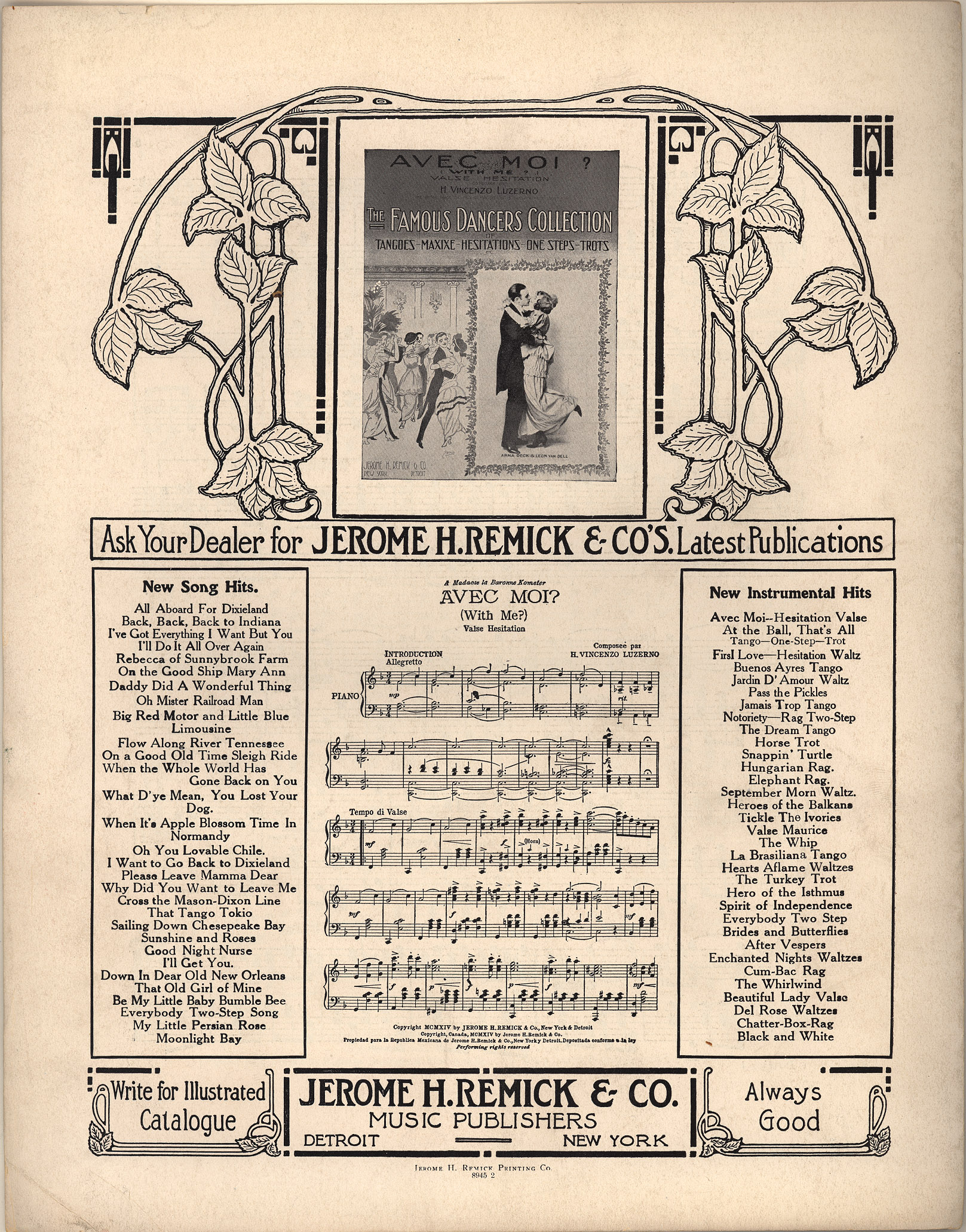 Dengozo; Maxixe tango; Musica Creole [Historic American Sheet Music]